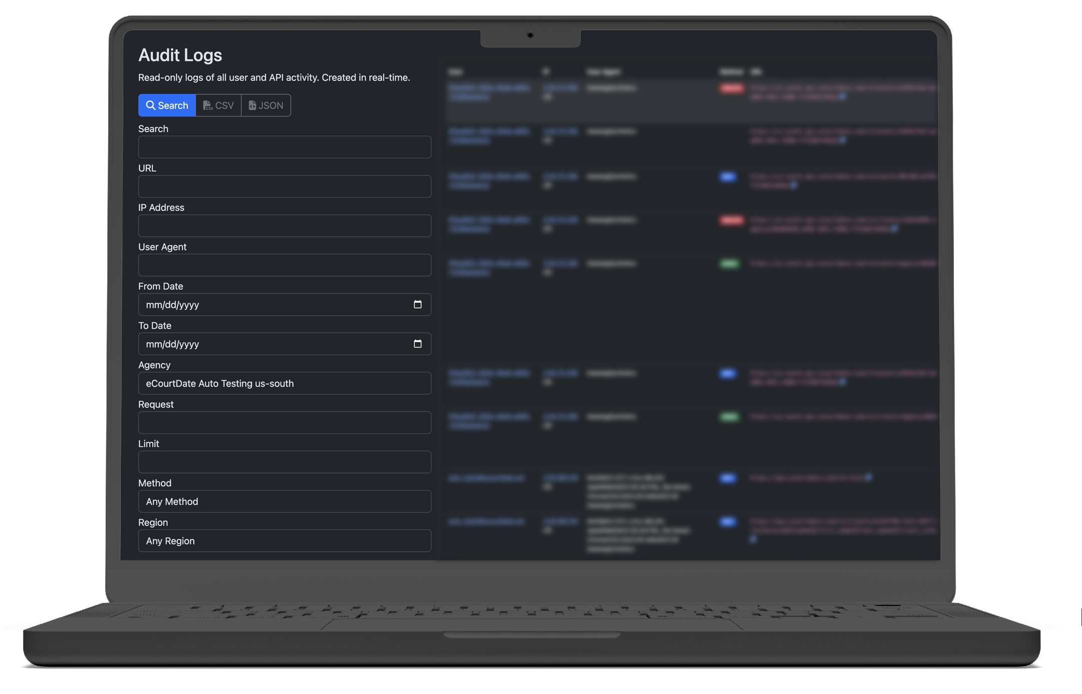 Real-Time User and System Activity Logs Real-Time User and System Activity Logs