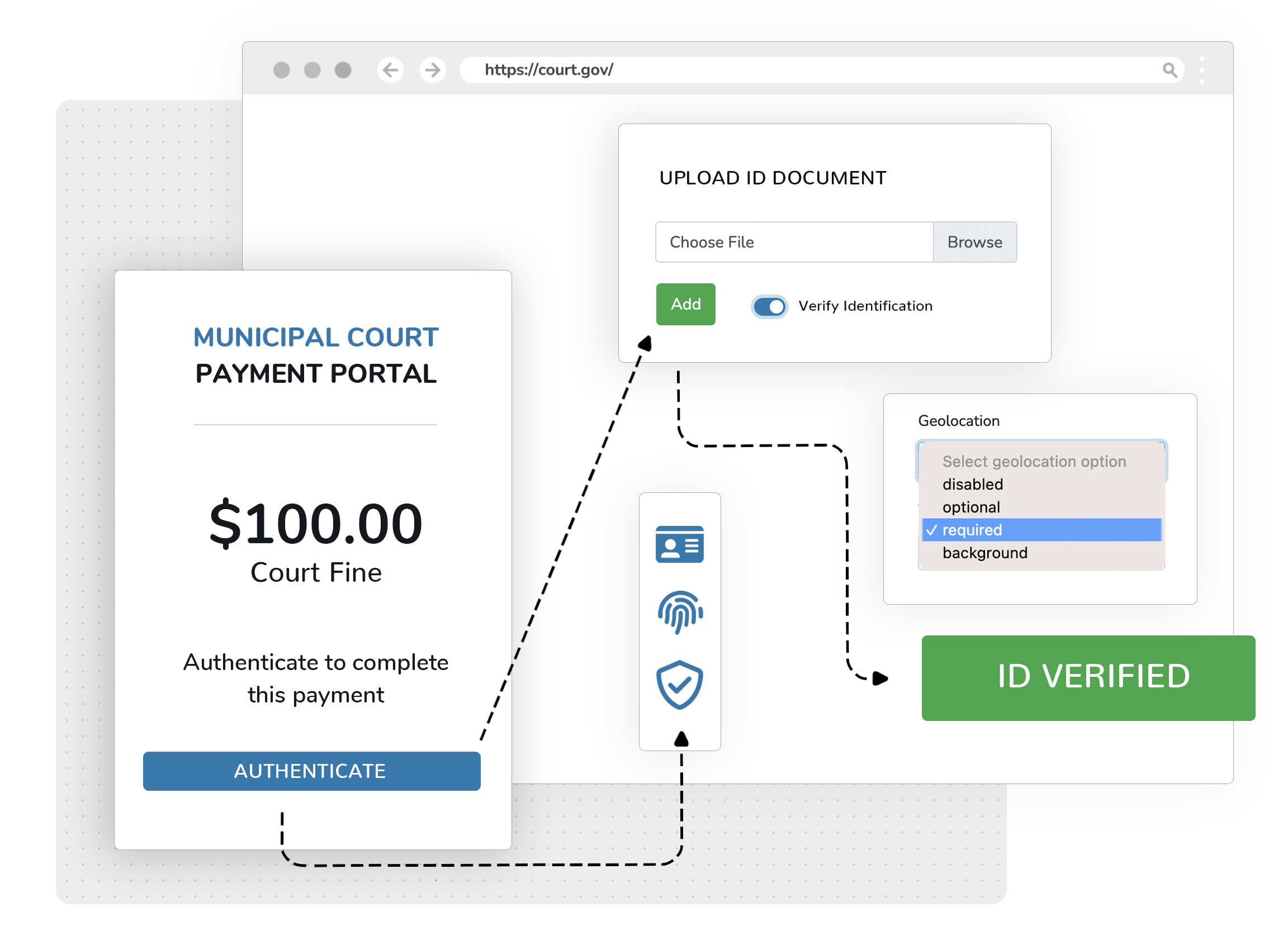 Send payment reminders and accept payments on accessible portals.